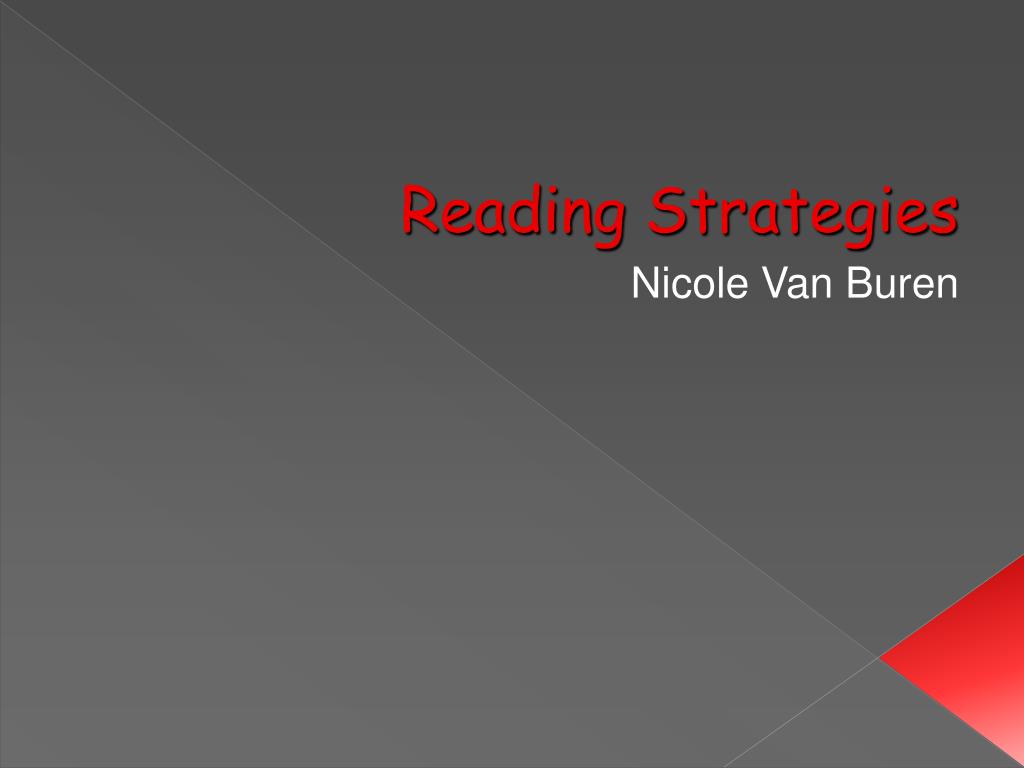 PPT - Reading Strategies PowerPoint Presentation, free download - ID ...