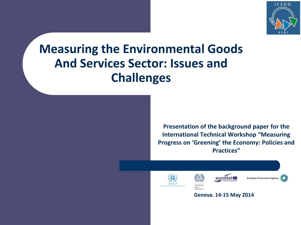 PPT - Measuring the Environmental Goods And Services Sector: Issues and ...