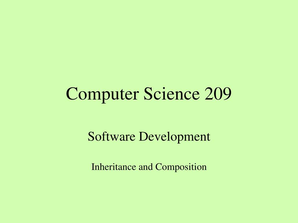 PPT - Computer Science 209 PowerPoint Presentation, free download - ID ...