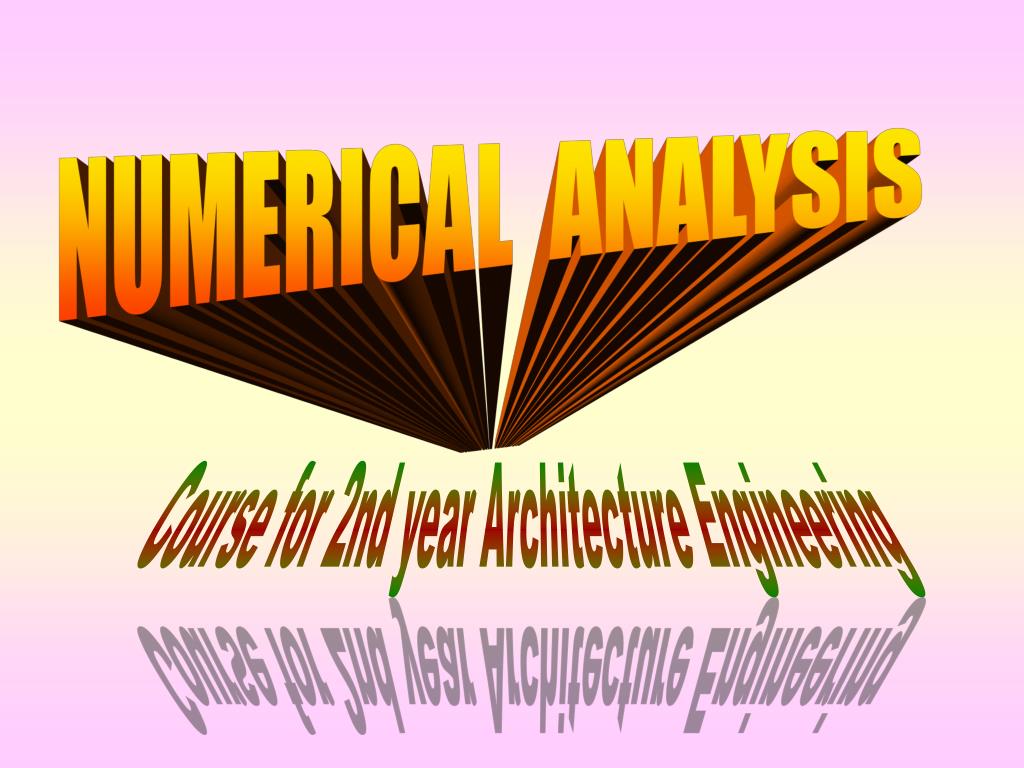PPT - NUMERICAL ANALYSIS PowerPoint Presentation, free download - ID ...