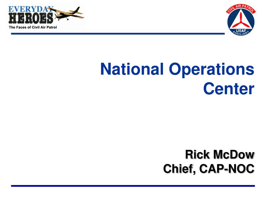 PPT - National Operations Center PowerPoint Presentation, free download ...
