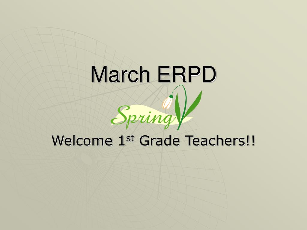 PPT - March ERPD PowerPoint Presentation, free download - ID:4073913