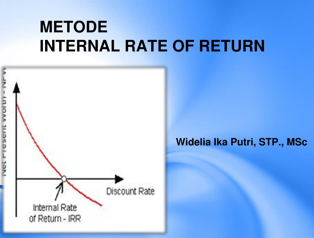 PPT - METODE INTERNAL RATE OF RETURN PowerPoint Presentation, free ...