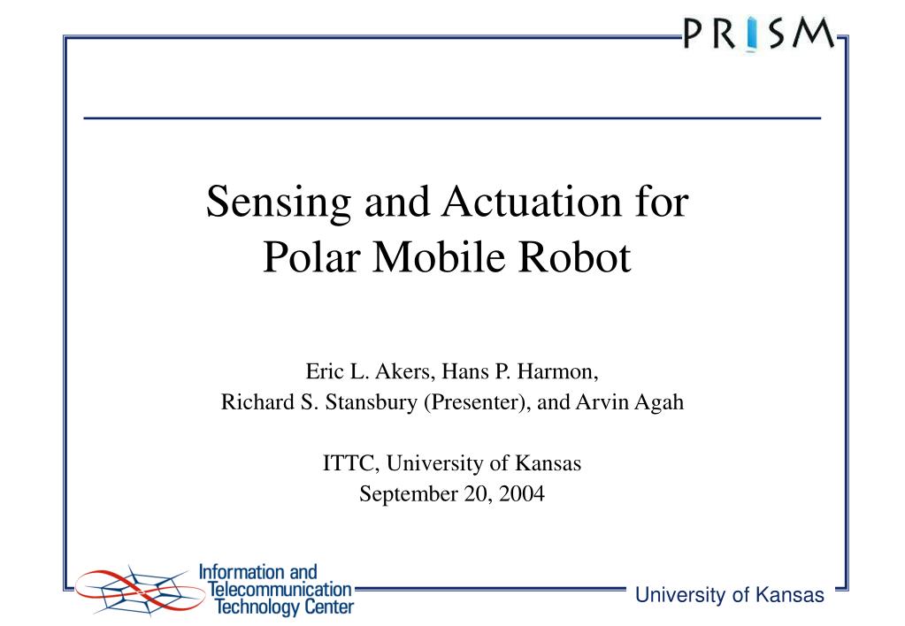PPT - Sensing and Actuation for Polar Mobile Robot PowerPoint ...