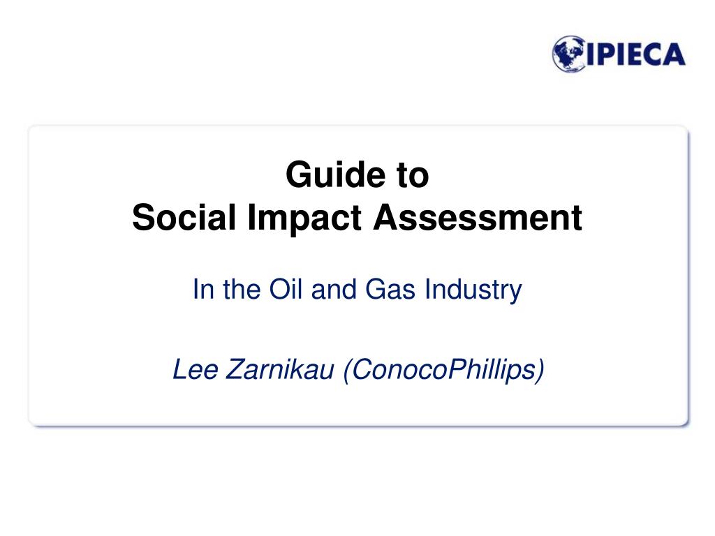PPT - Guide to Social Impact Assessment PowerPoint Presentation, free ...