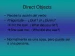 PPT - Direct Objects PowerPoint Presentation, free download - ID:2095297