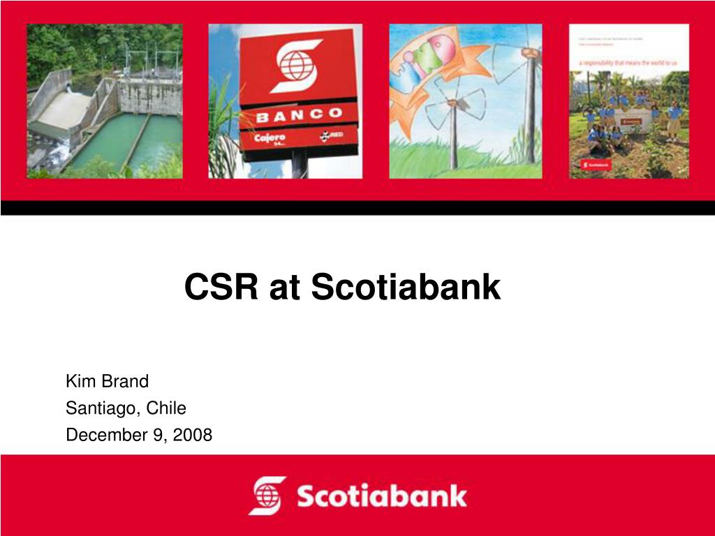 PPT - CSR at Scotiabank PowerPoint Presentation, free download - ID:4080589