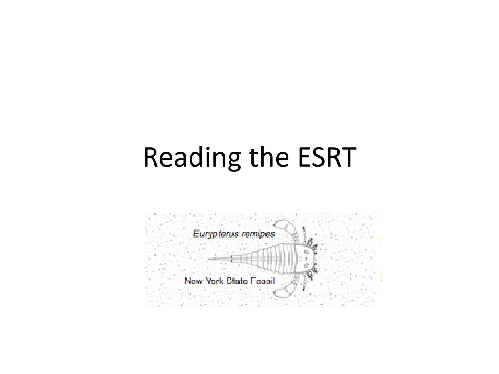 PPT - Reading the ESRT PowerPoint Presentation, free download - ID:4080777