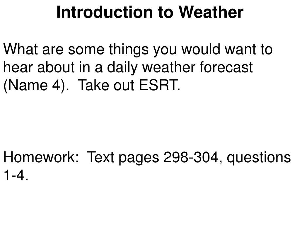 PPT - Introduction to Weather PowerPoint Presentation, free download ...
