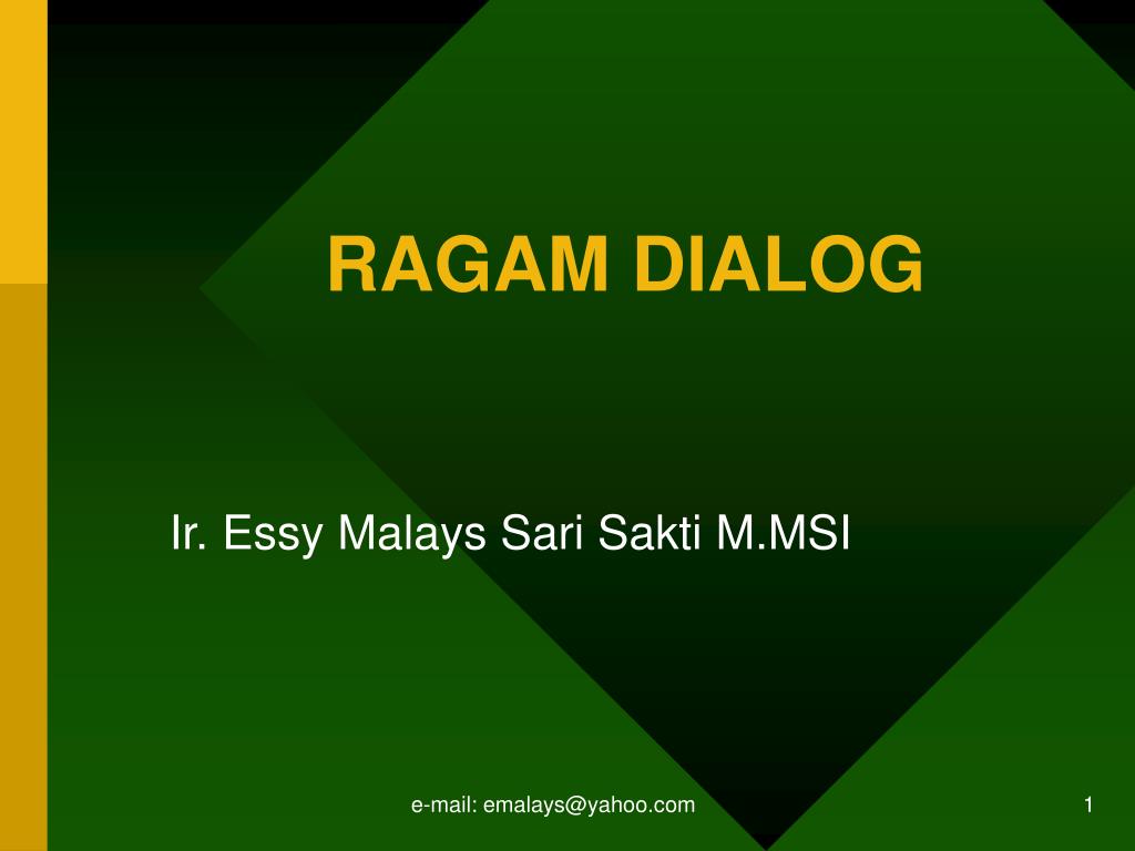 PPT - RAGAM DIALOG PowerPoint Presentation, free download - ID:4081270