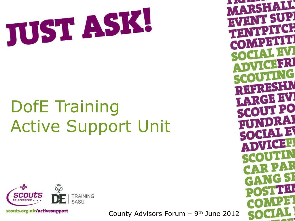 PPT - DofE Training Active Support Unit PowerPoint Presentation, free ...