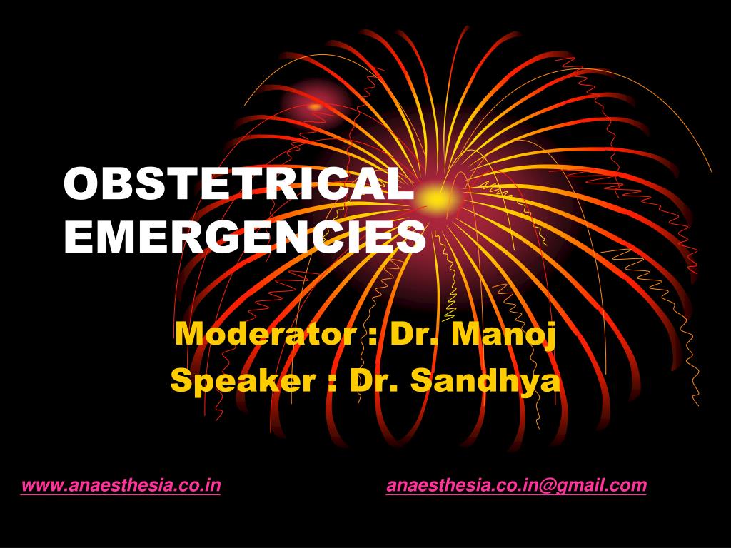 PPT - OBSTETRICAL EMERGENCIES PowerPoint Presentation, free download ...
