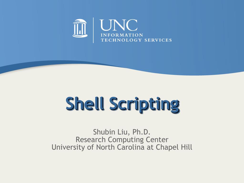 PPT - Shell Scripting PowerPoint Presentation, free download - ID:4085123