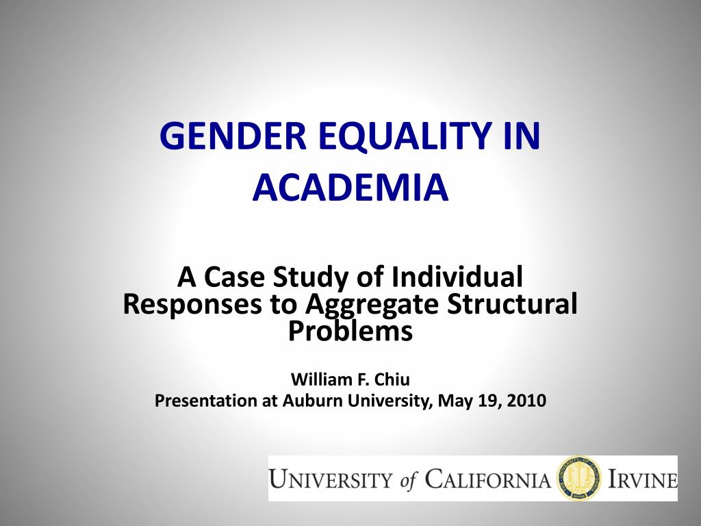 PPT - GENDER EQUALITY IN ACADEMIA PowerPoint Presentation, free ...