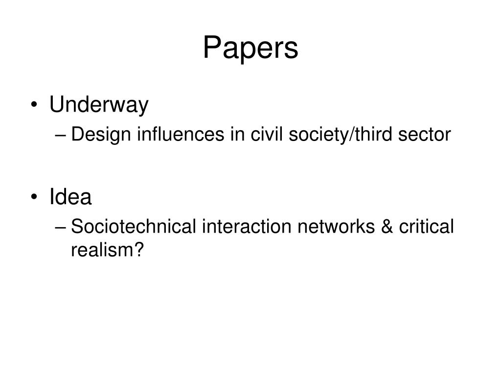 PPT - Papers PowerPoint Presentation, free download - ID:4087166