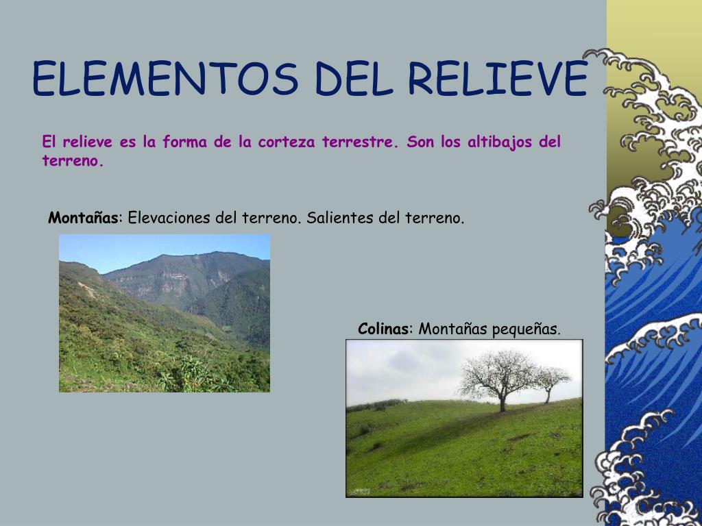PPT - ELEMENTOS DEL RELIEVE PowerPoint Presentation, free download - ID:4088424