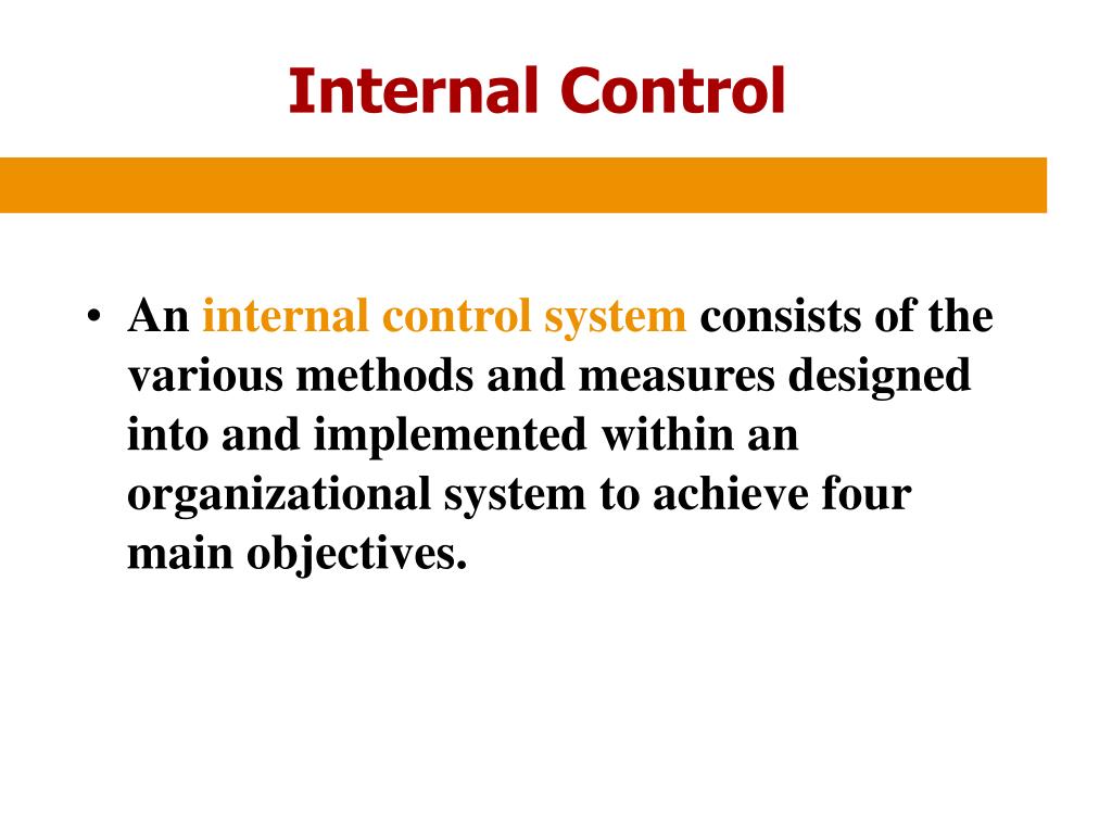 PPT - Internal Control PowerPoint Presentation, free download - ID:4095460