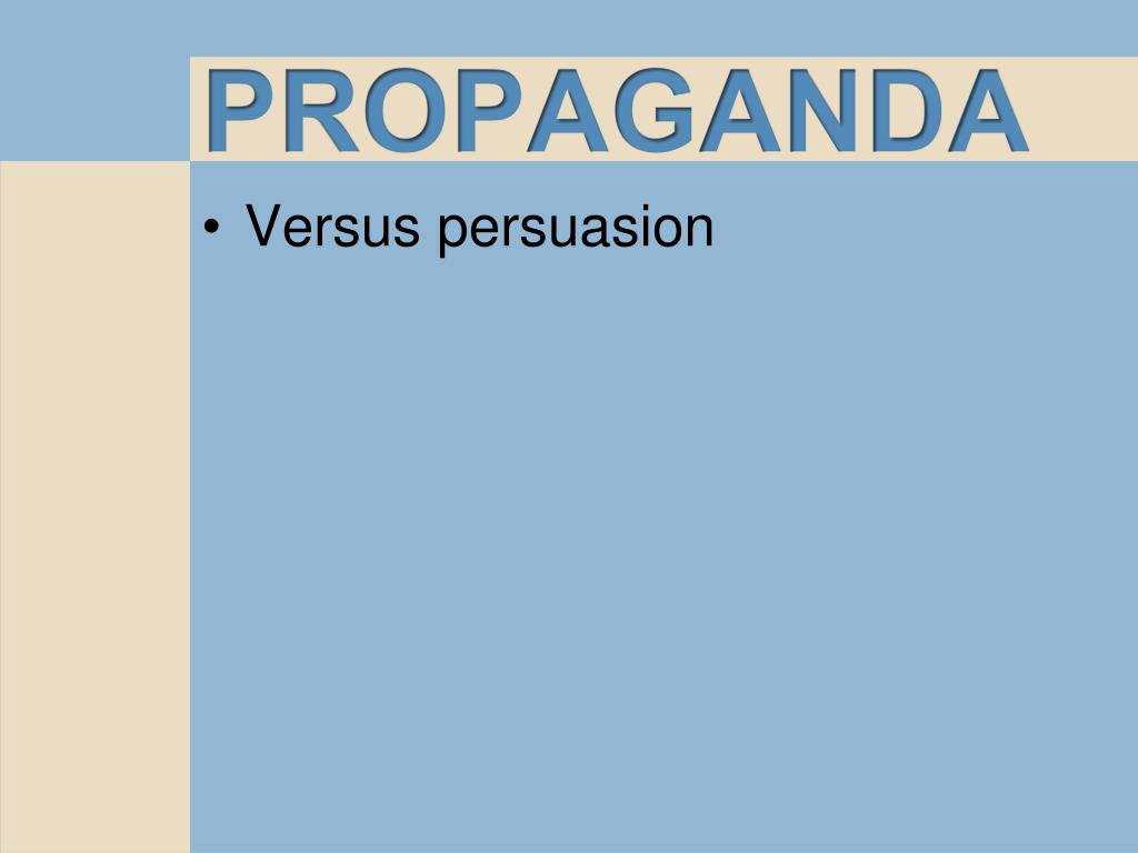 PPT - PROPAGANDA PowerPoint Presentation, free download - ID:4096501