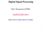 PPT - EC 2314 Digital Signal Processing PowerPoint Presentation, free ...