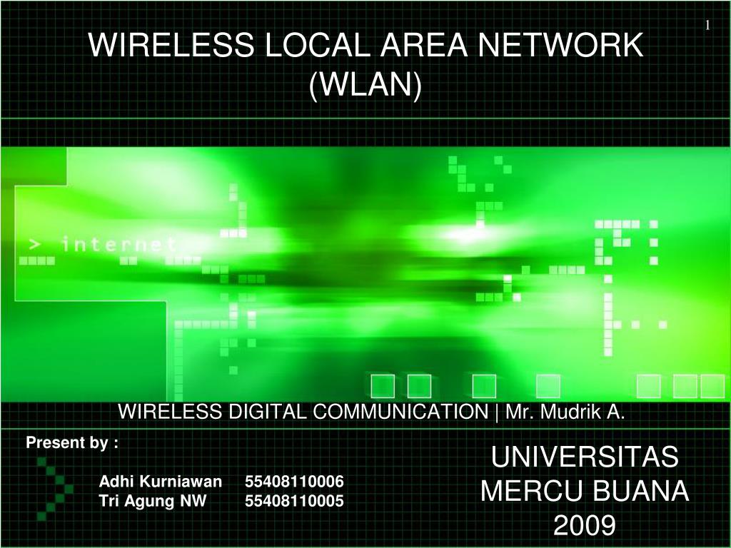 PPT - WIRELESS LOCAL AREA NETWORK (WLAN) PowerPoint Presentation, free ...