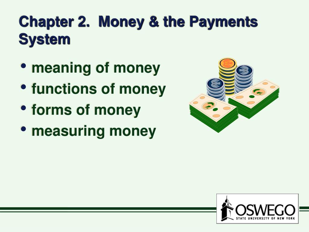 PPT - Chapter 2. Money & the Payments System PowerPoint Presentation ...