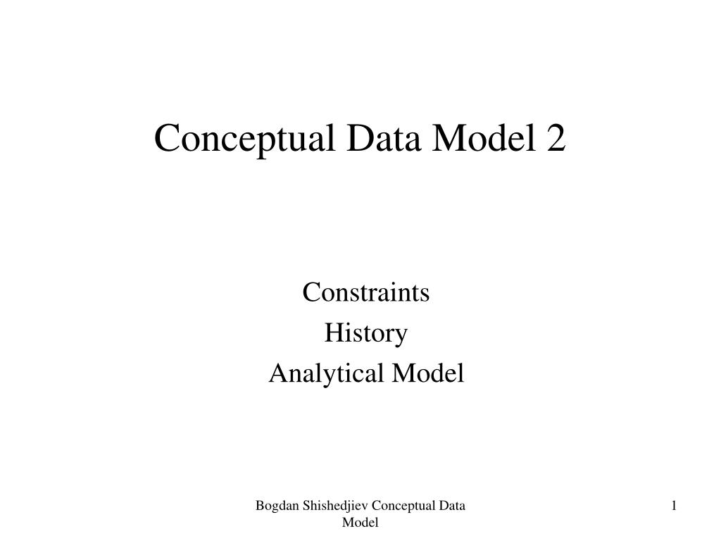PPT - Conceptual Data Model 2 PowerPoint Presentation, free download ...