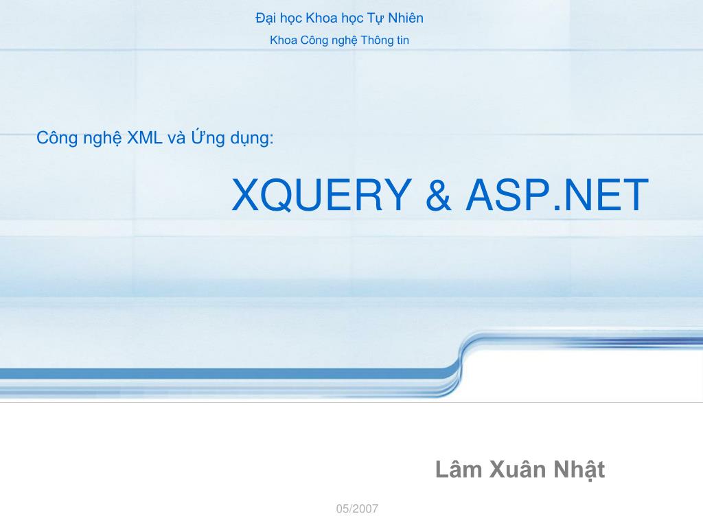 PPT - XQUERY & ASP.NET PowerPoint Presentation, free download - ID:4108331