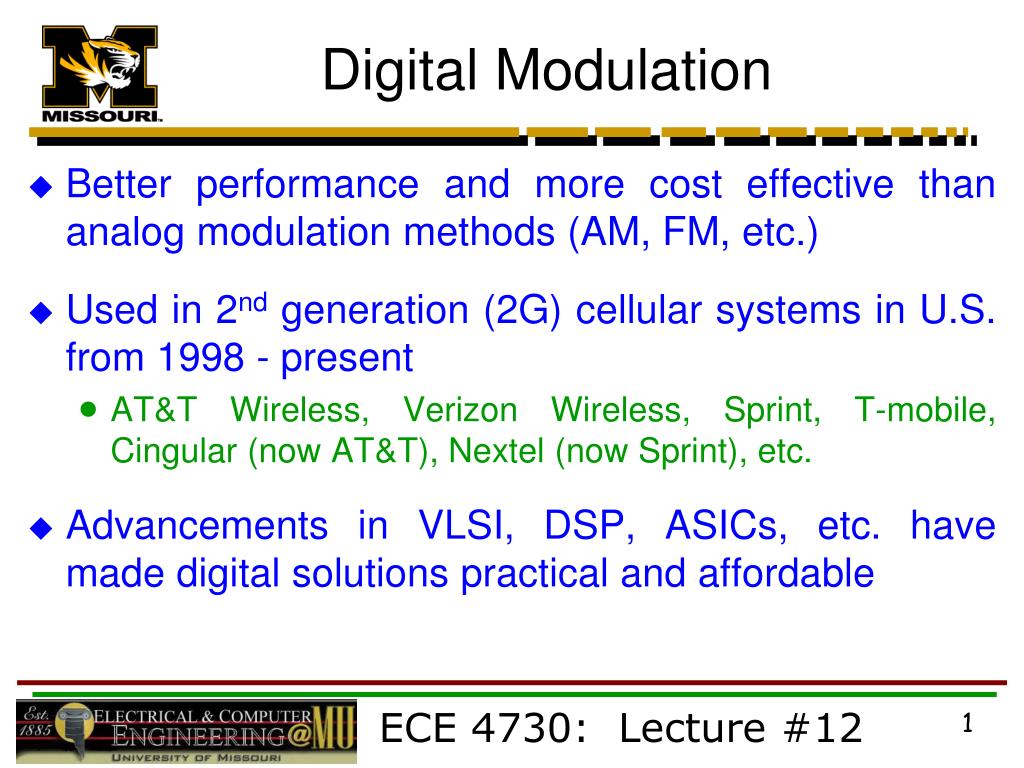 PPT - Digital Modulation PowerPoint Presentation, free download - ID ...