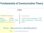 PPT - FUNDAMENTALS OF COMMUNICATION PowerPoint Presentation, free ...