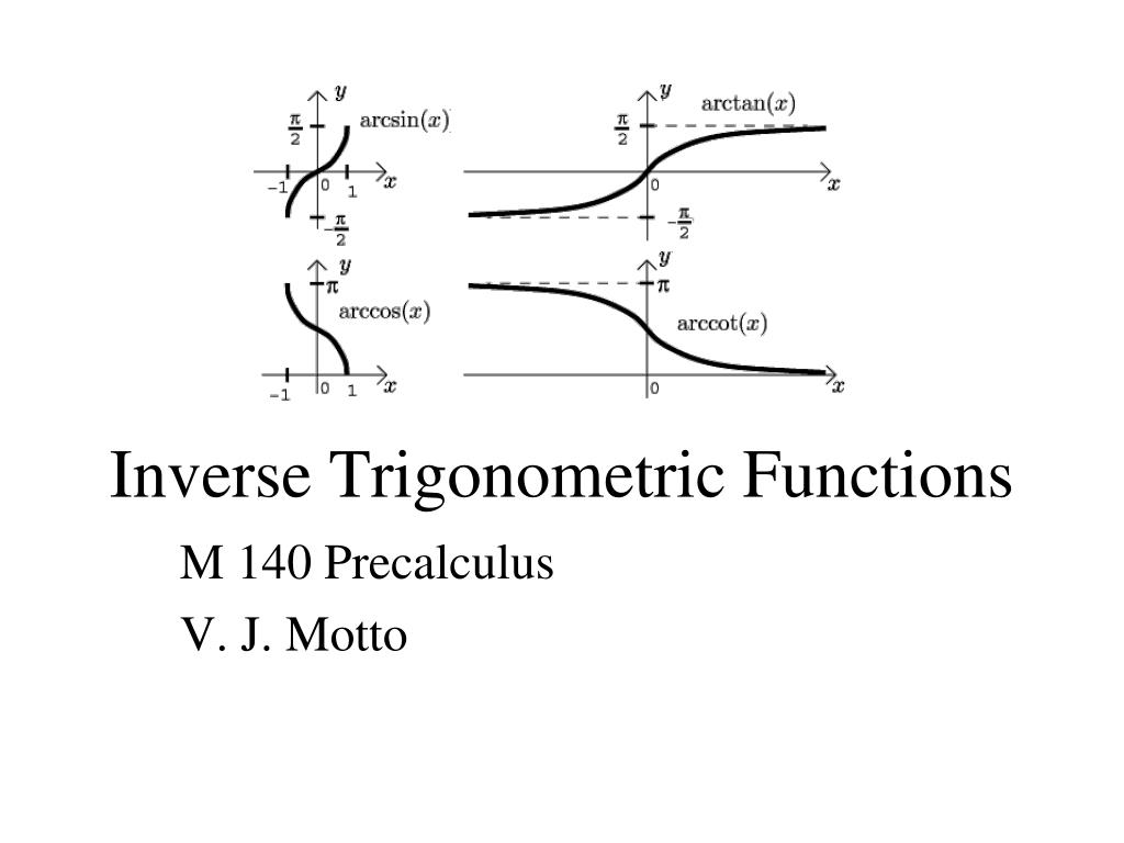 PPT - Inverse Trigonometric Functions PowerPoint Presentation, free ...