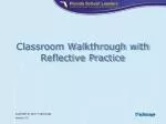 PPT - Classroom Walkthrough PowerPoint Presentation, free download - ID ...