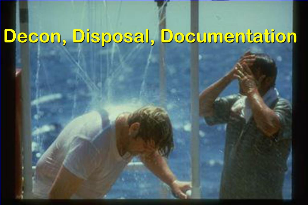 PPT - Decon, Disposal, Documentation PowerPoint Presentation, free ...