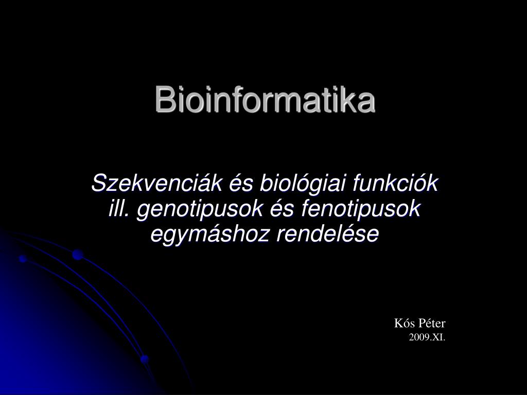 PPT - Bioinformatika PowerPoint Presentation, free download - ID:4117271
