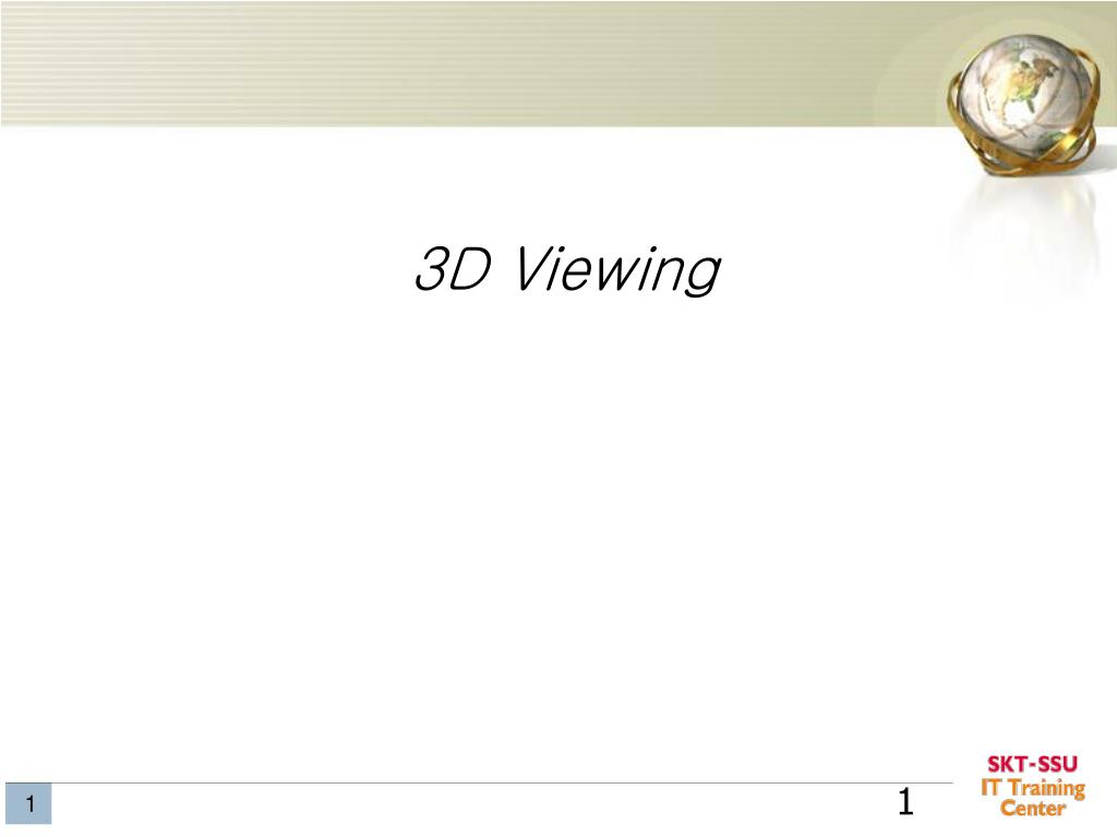 PPT - 3D Viewing PowerPoint Presentation, free download - ID:4117397