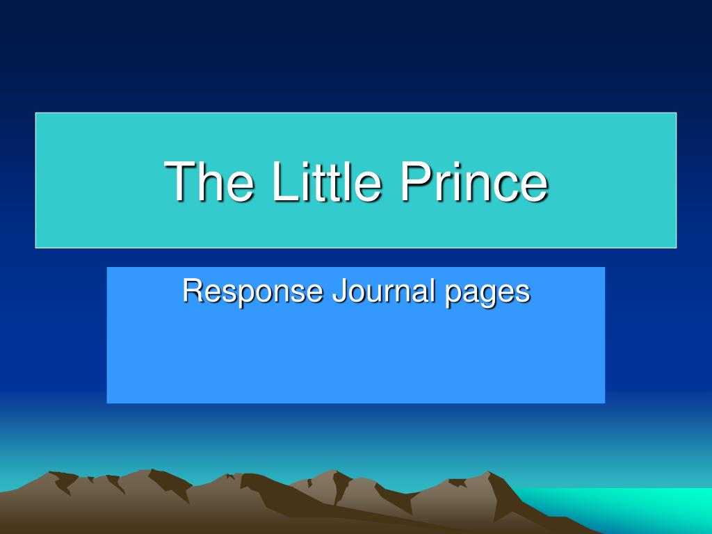 PPT - The Little Prince PowerPoint Presentation, free download - ID:4117541