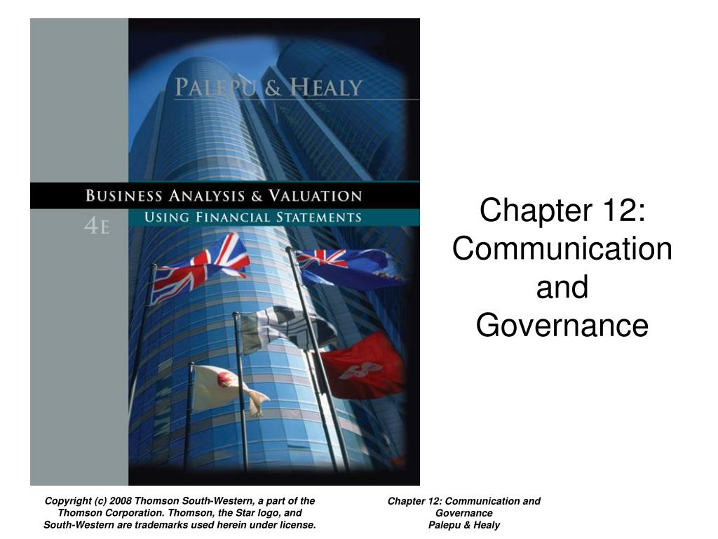 PPT - Chapter 12: Communication and Governance PowerPoint Presentation - ID:4118091
