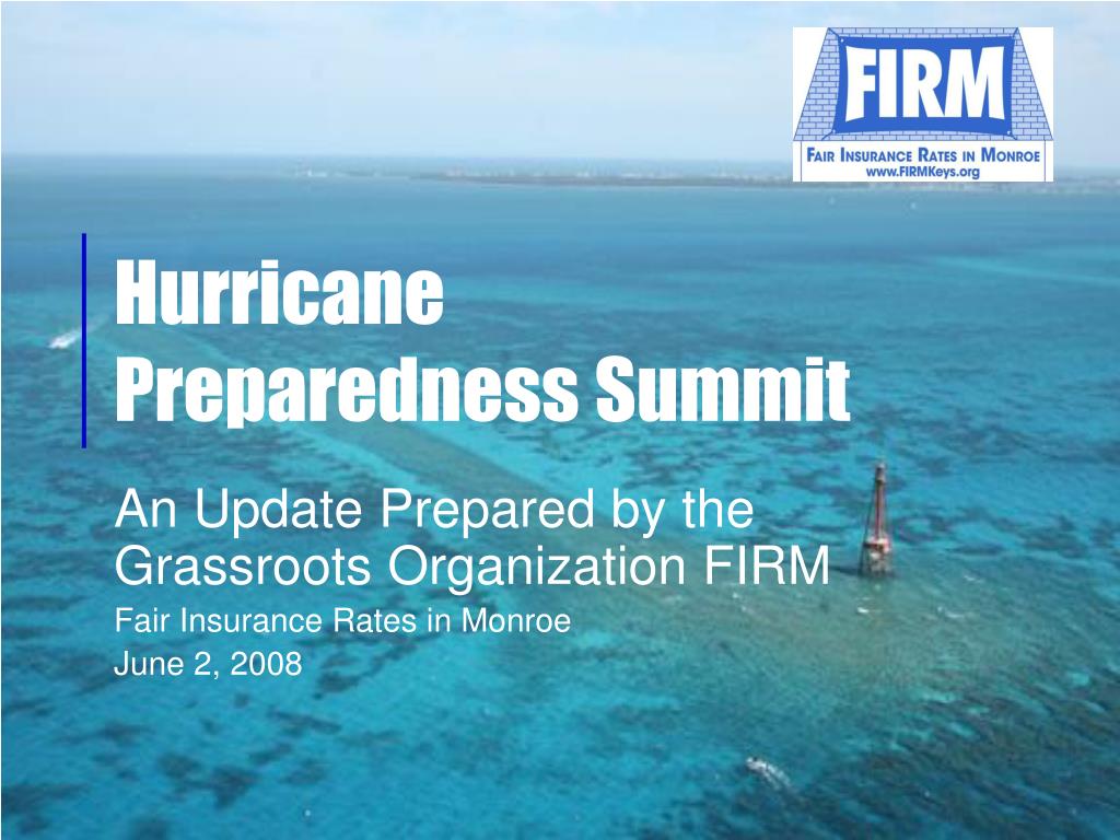 PPT - Hurricane Preparedness Summit PowerPoint Presentation, free ...