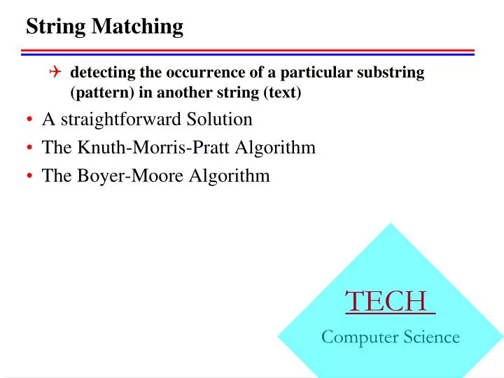 PPT String Matching PowerPoint Presentation Free Download ID 4119609