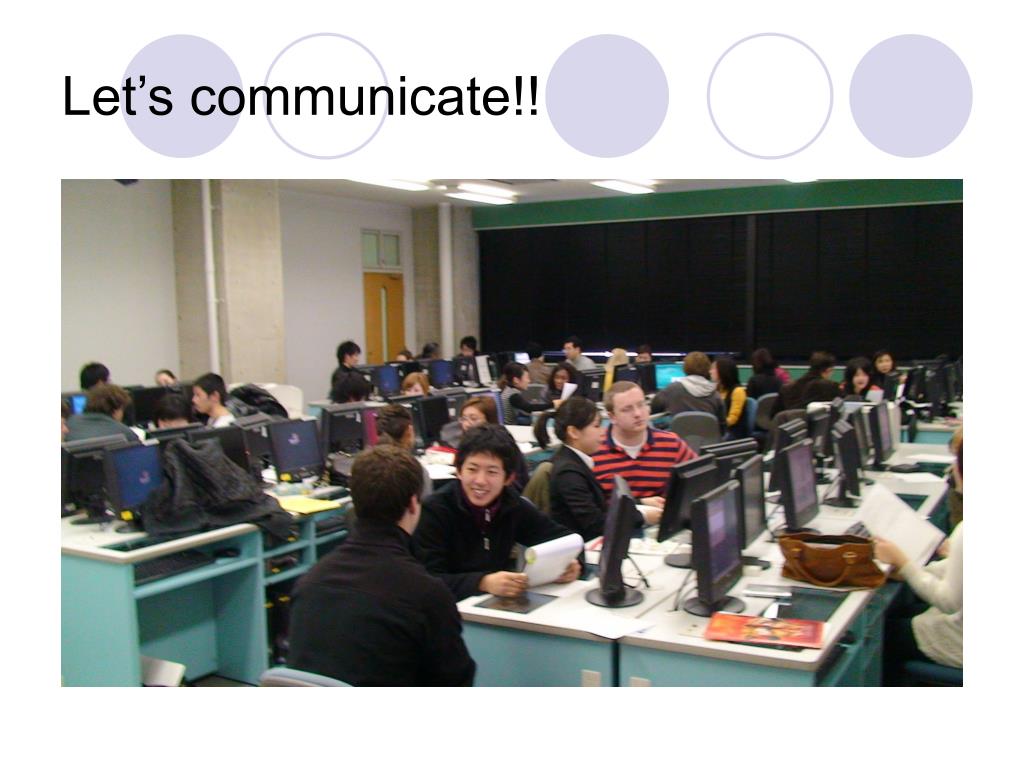PPT - Let’s communicate!! PowerPoint Presentation, free download - ID ...