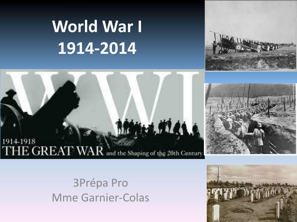 PPT - World War 1 (1914-1918): The Great Conflict Reshaping Nations ...