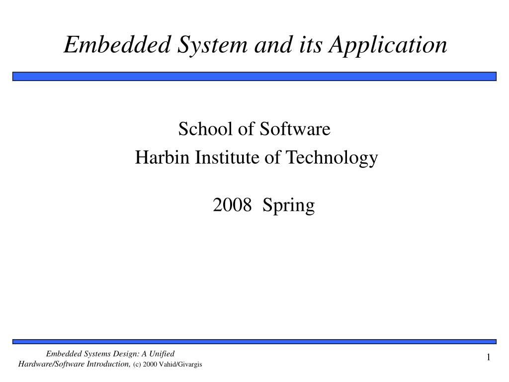 PPT - Embedded System and its Application PowerPoint Presentation, free ...