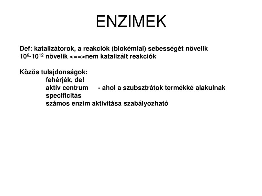PPT - ENZIMEK PowerPoint Presentation, free download - ID:4128797