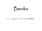 PPT - BAROKO PowerPoint Presentation, free download - ID:3716987