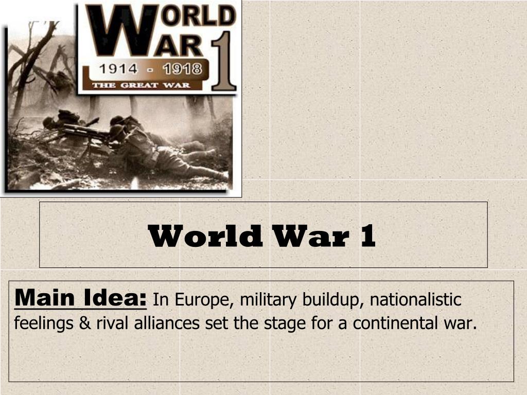 PPT - World War 1 PowerPoint Presentation, free download - ID:4129095