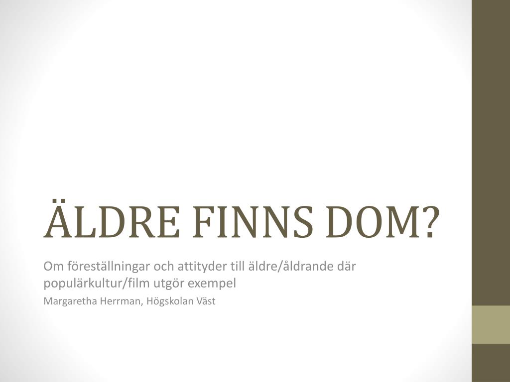 PPT - ÄLDRE FINNS DOM? PowerPoint Presentation, free download - ID:4129599