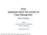 PPT - PCA Method and Face Recognition PowerPoint Presentation, free ...