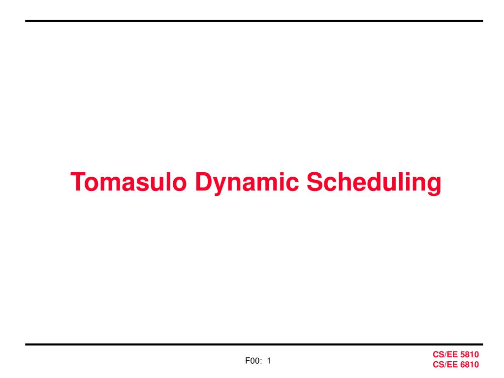 PPT - Tomasulo Dynamic Scheduling PowerPoint Presentation, free download - ID:4132305