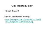 PPT - Cell Reproduction PowerPoint Presentation, free download - ID:853379