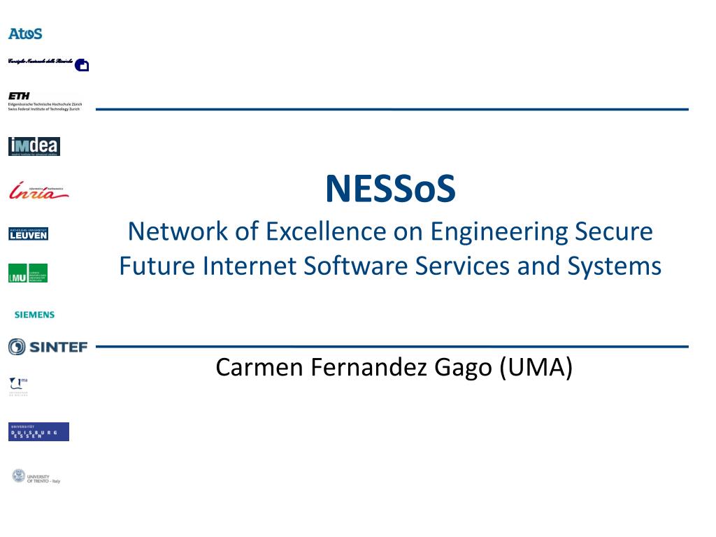 PPT - NESSoS Network of Excellence on Engineering Secure Future ...