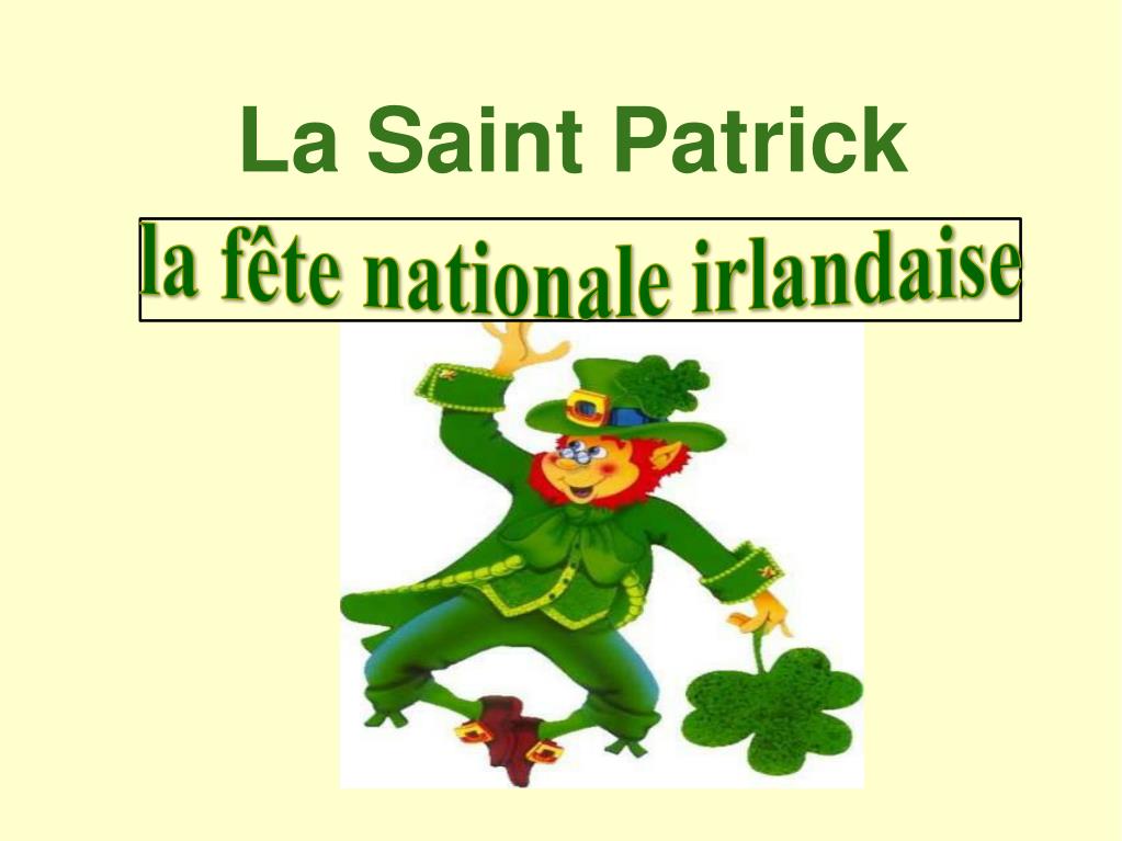 PPT - La Saint Patrick PowerPoint Presentation, free download - ID:4134464
